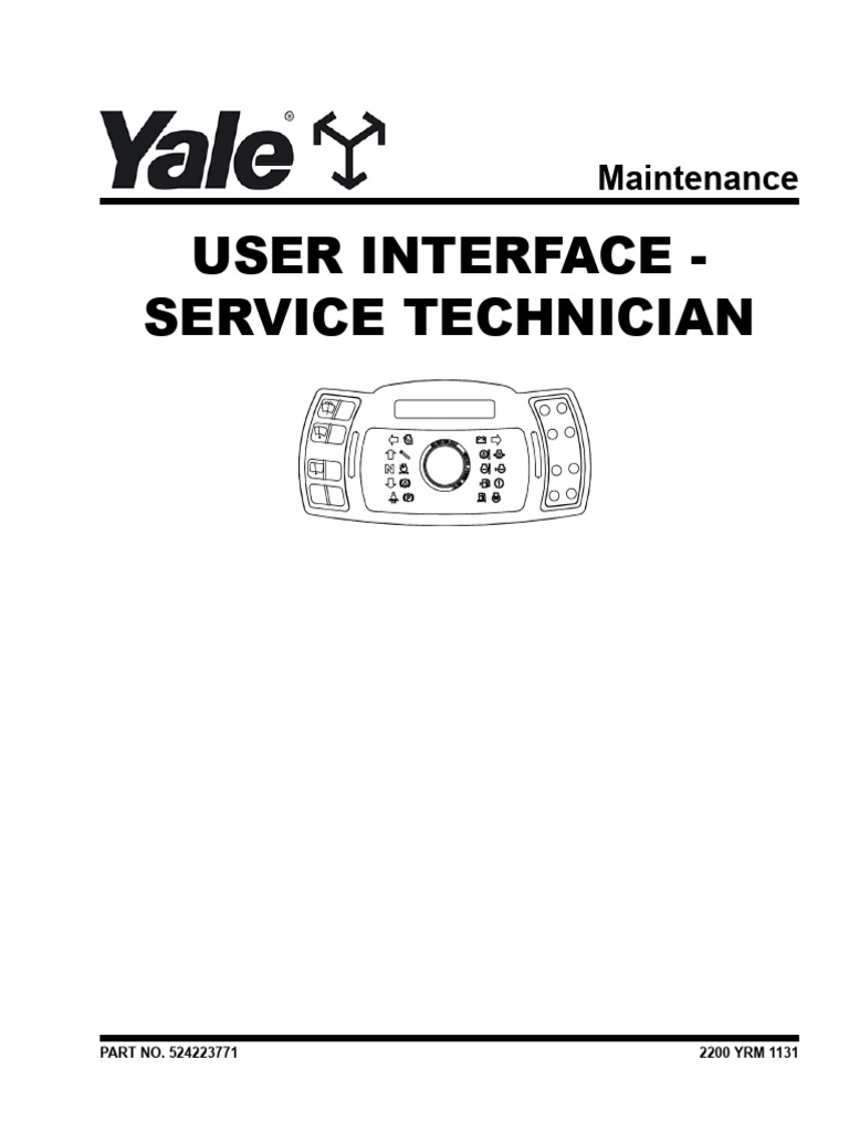 User Interface - Service Technician: Maintenance | PDF | Menu ...