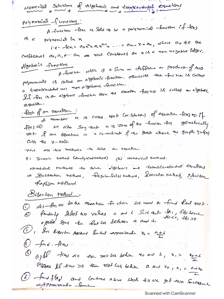 Numerical Methods Curve Fitting, Interpolation Etc | PDF