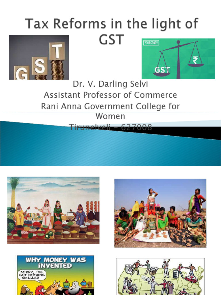 Tax Reforms in The Light of GST | PDF | Excise | Taxation