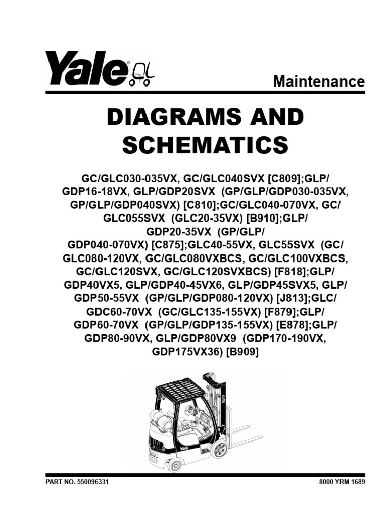 Forklift Maintenance Schematics Guide | PDF | Natural Gas | Color