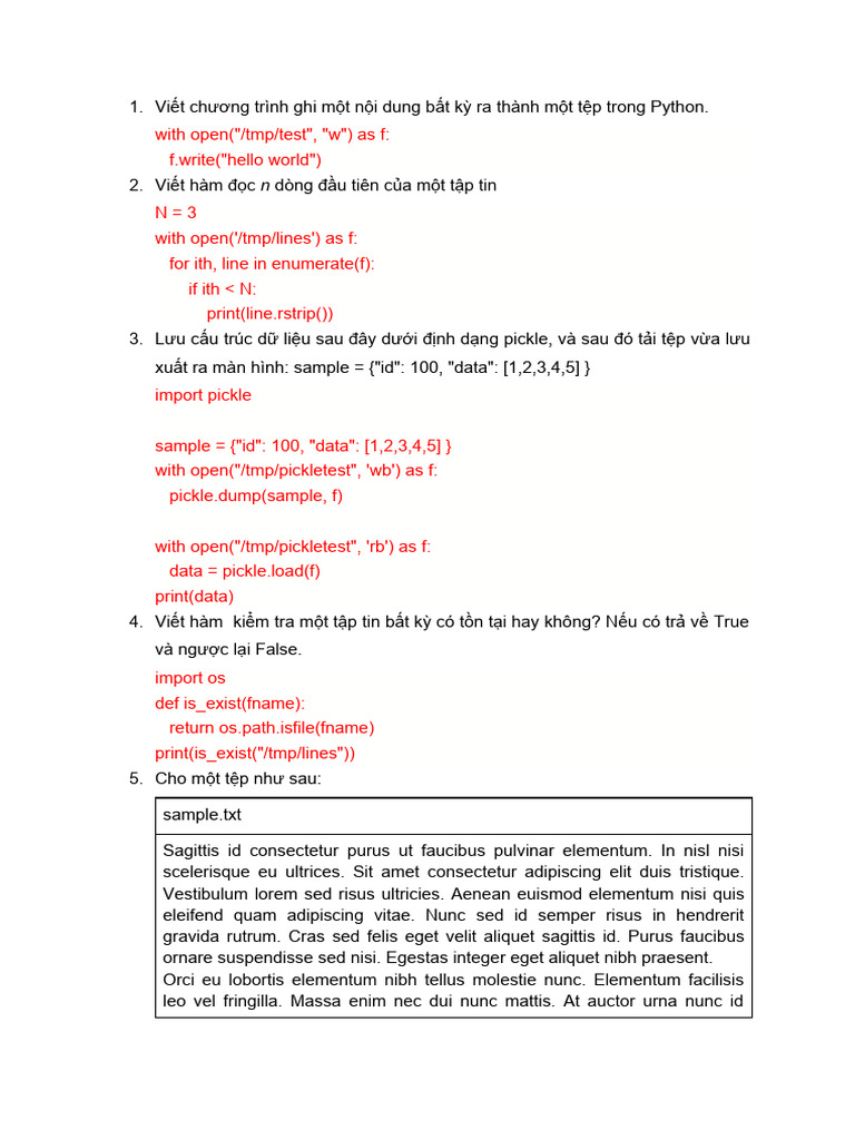 Bai Tap Chuong 6 | PDF