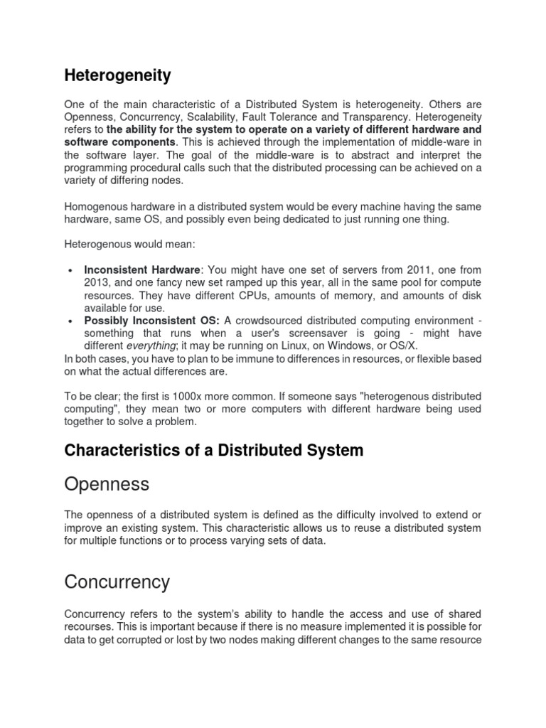 Lec6 - Heterogeneity | PDF | Distributed Computing | Operating System