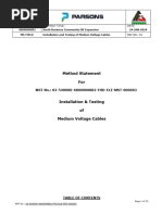 3.2 Method Statement For Cable Pulling and Termination | PDF ...