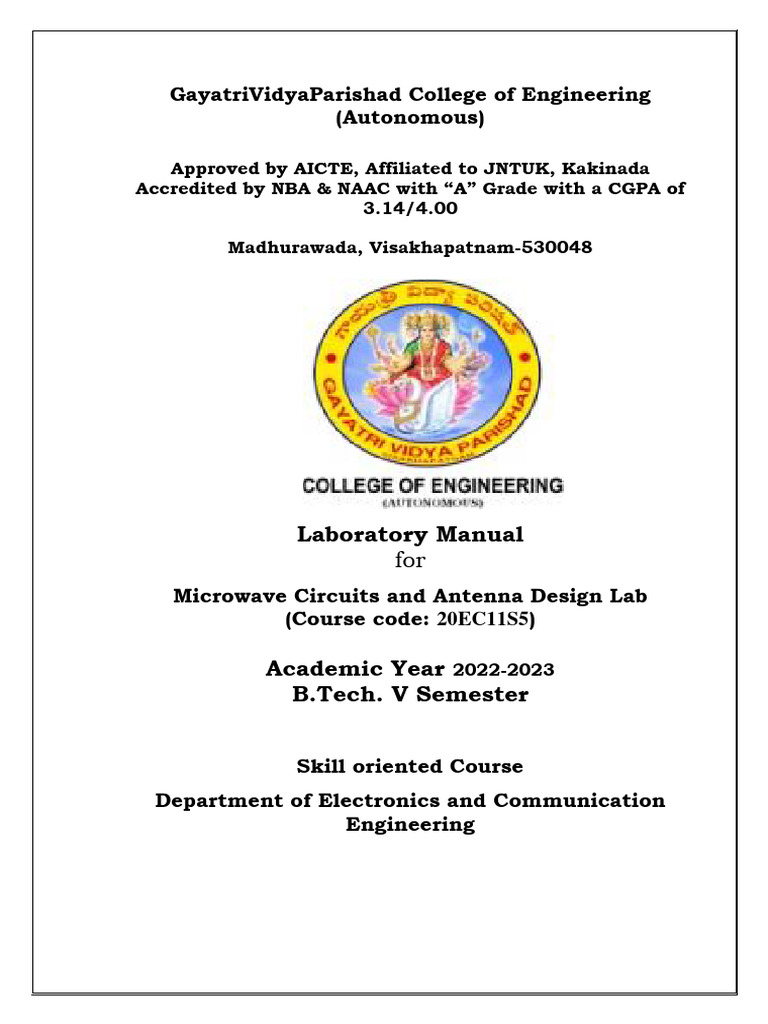 MC Ad Lab2023 | PDF | Antenna (Radio) | Wireless
