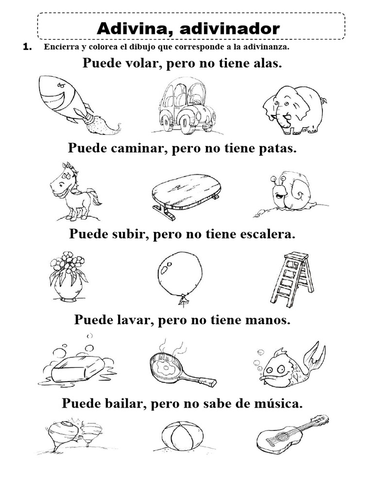 Adivinanzas Familia PDF