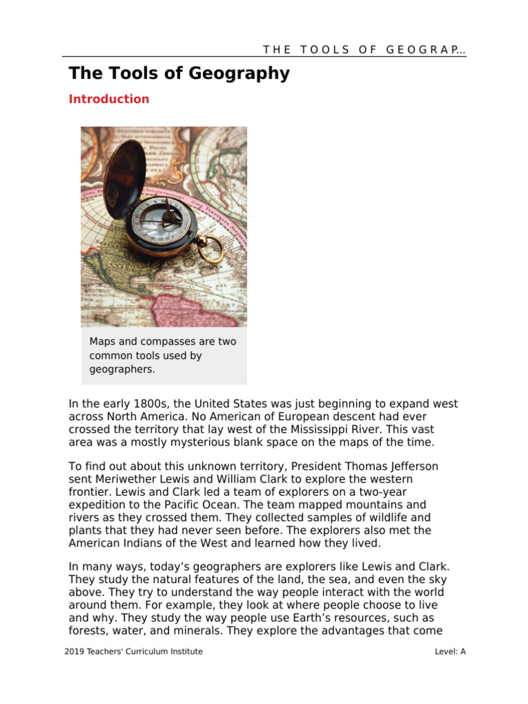 Text Chapter 1 The Tools of Geography | Download Free PDF | Latitude ...