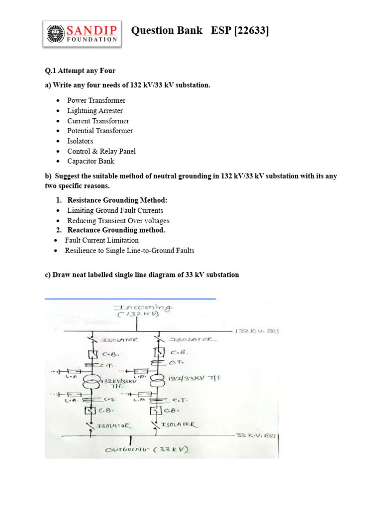 Final 2 | PDF | Electrical Substation | Power (Physics)