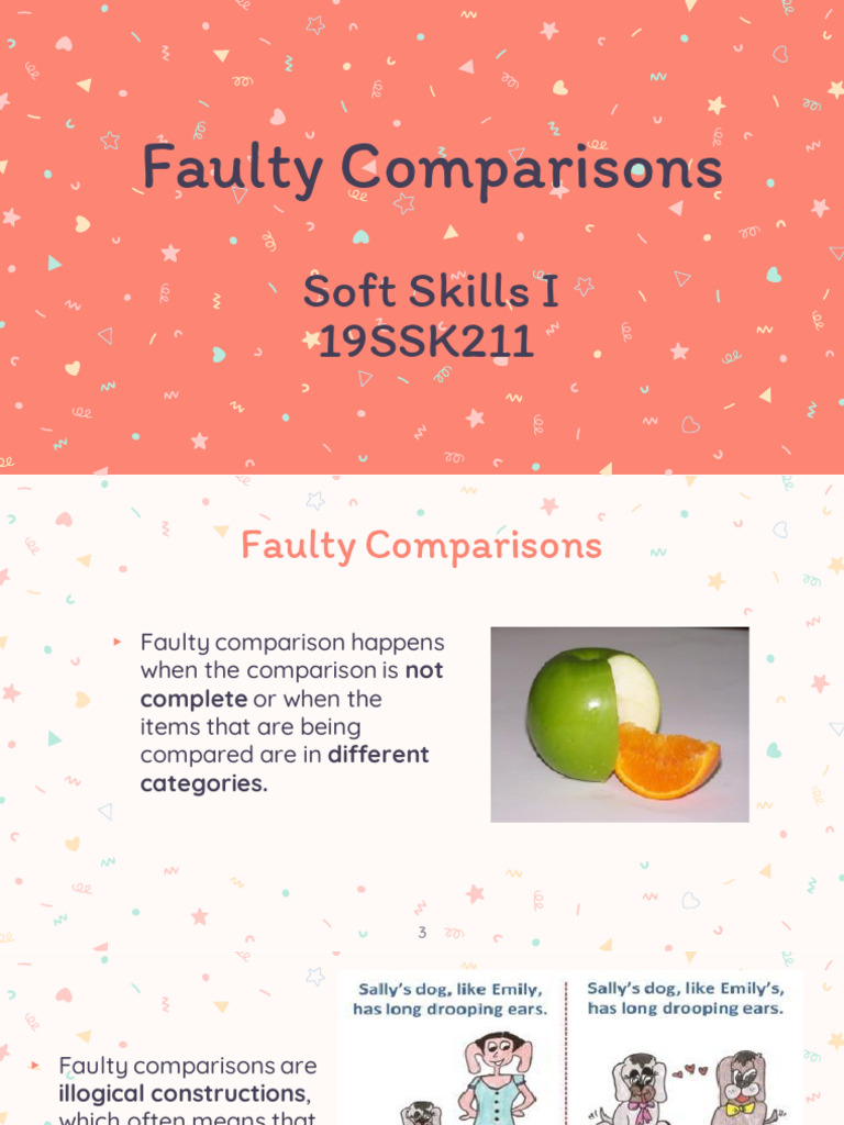 Faulty Comparisons (Sem 4) | PDF | Adjective | Linguistic Typology