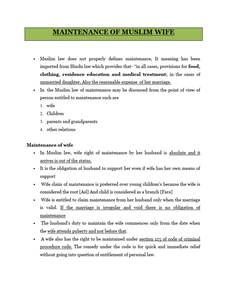 05 Maintenance of Muslim 1 1 | PDF | Justice | Crime & Violence