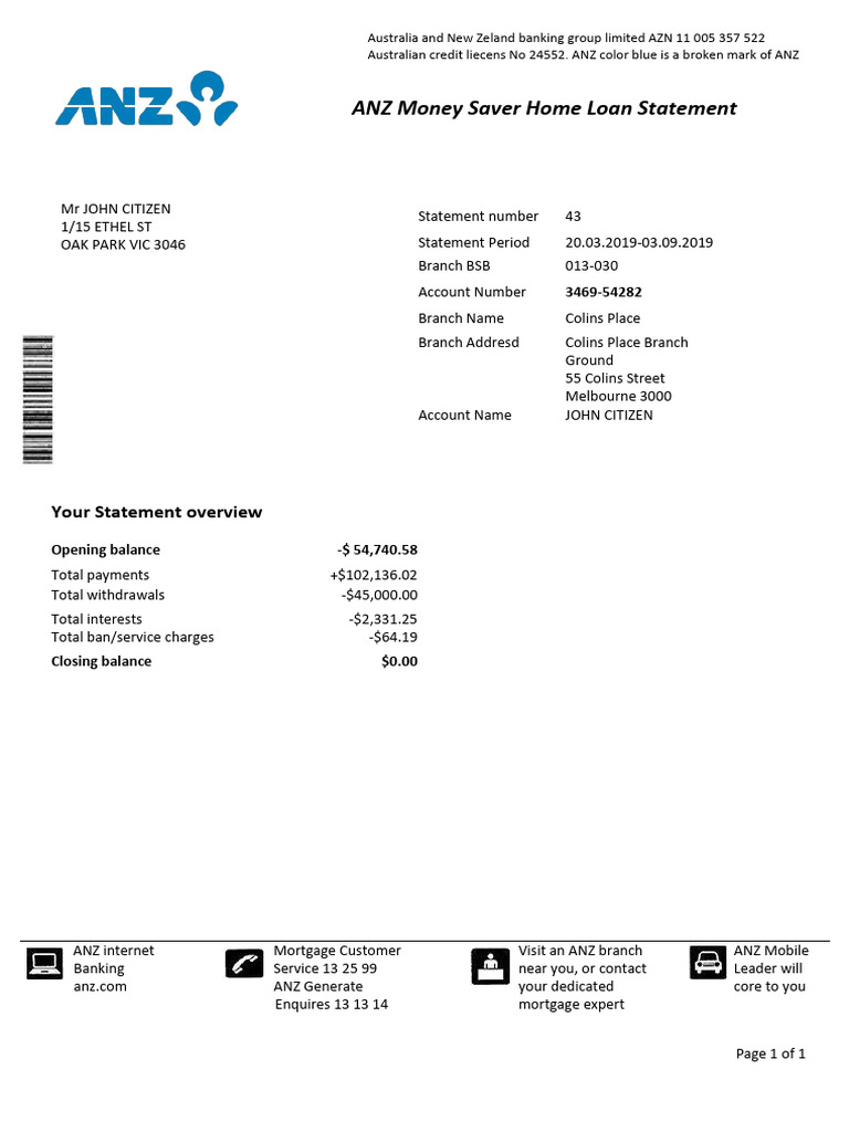 Australia ANZ | PDF