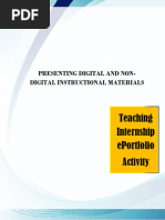 TI Activity 5 PRESENTING DIGITAL AND NON DIGITAL INSTRUCTIONAL ...