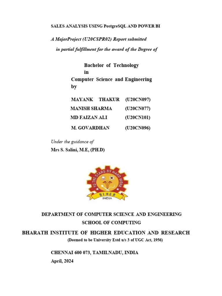 Major Project Report Pdf Data Analysis Market Segmentation