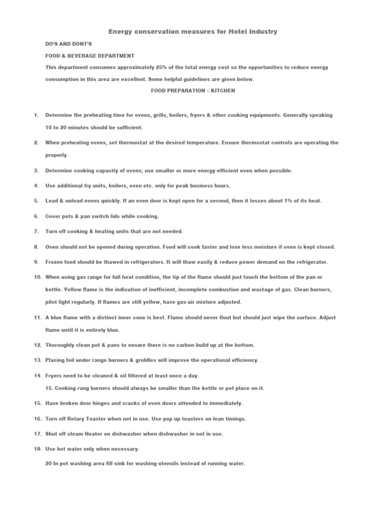Energy Conservation Measures For Hotel Industry | PDF | Heat Exchanger ... Energy Conservation Measures For Hotel Industry | PDF | Heat Exchanger ...