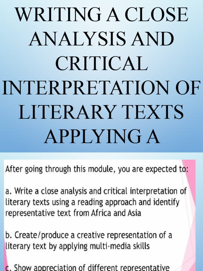 Q4 Lecture-Lesson 1 | PDF | Narration | Plot (Narrative)