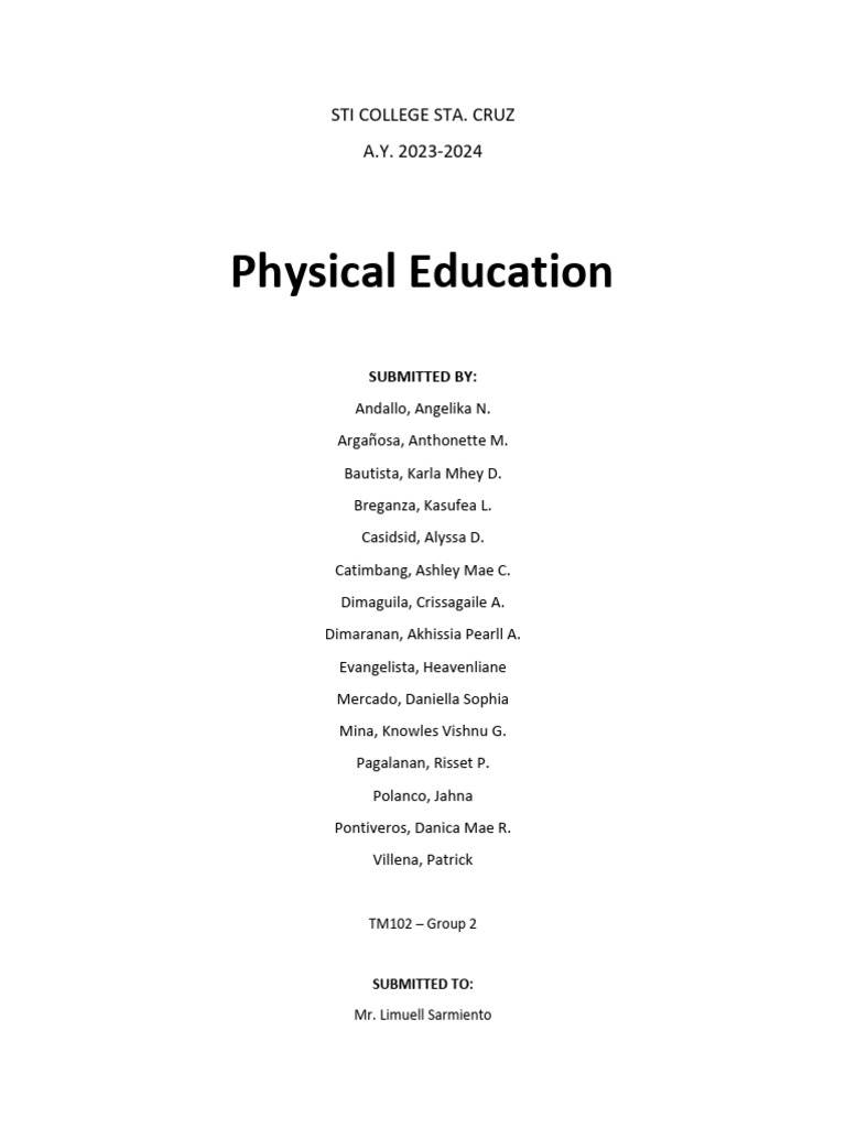 Group2 Locomotor TM102 PE | PDF | Physical Fitness | Running