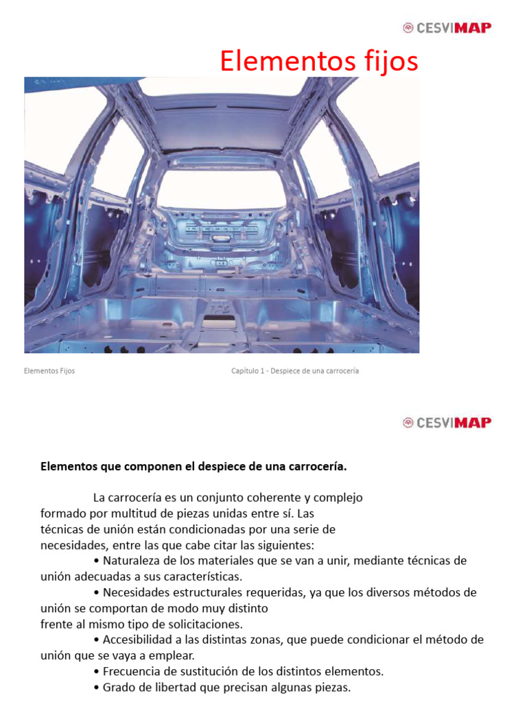 Partes de la carrocería de un vehículo | PDF | Tecnologías automotrices ...