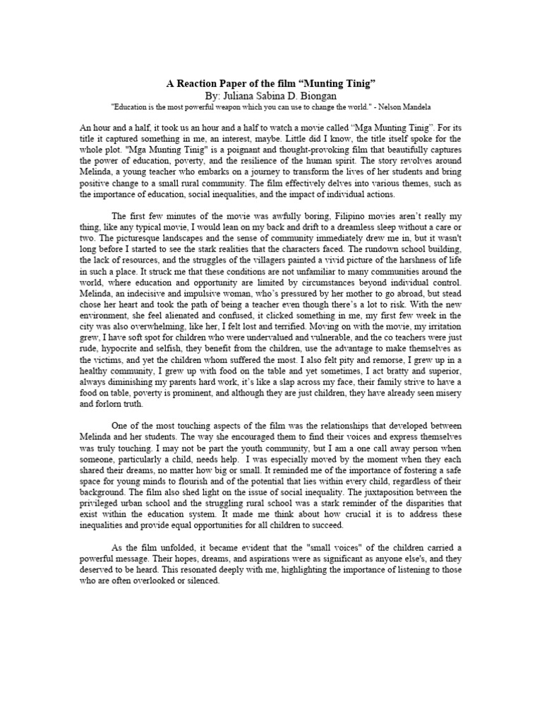 Mga Munting Tinig | PDF