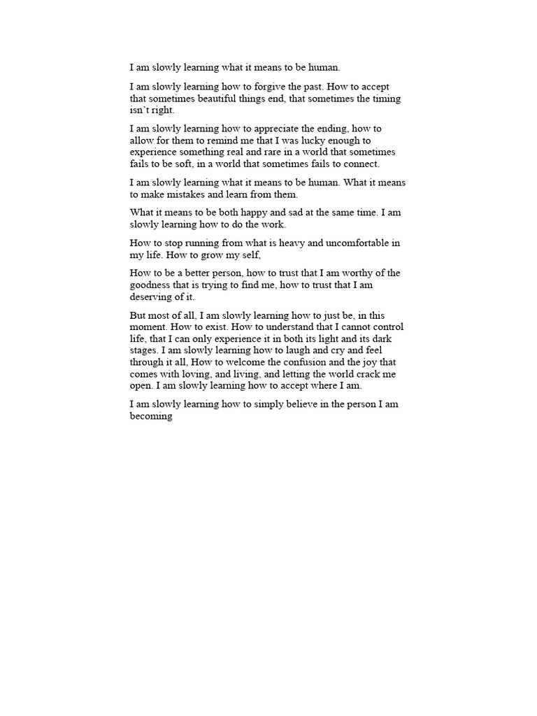 Being Human 101 | PDF