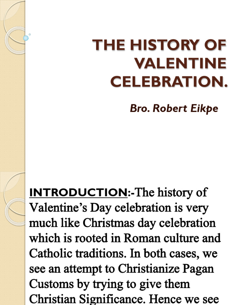 History of Valentine Celebration | PDF
