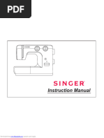 Singer M3220 Sewing Machine Instruction Manual | PDF | Sewing Machine ...
