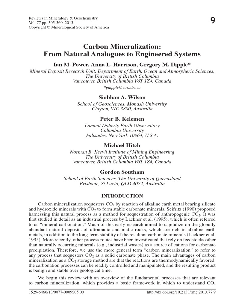 CO2 | PDF | Carbon Sequestration | Minerals