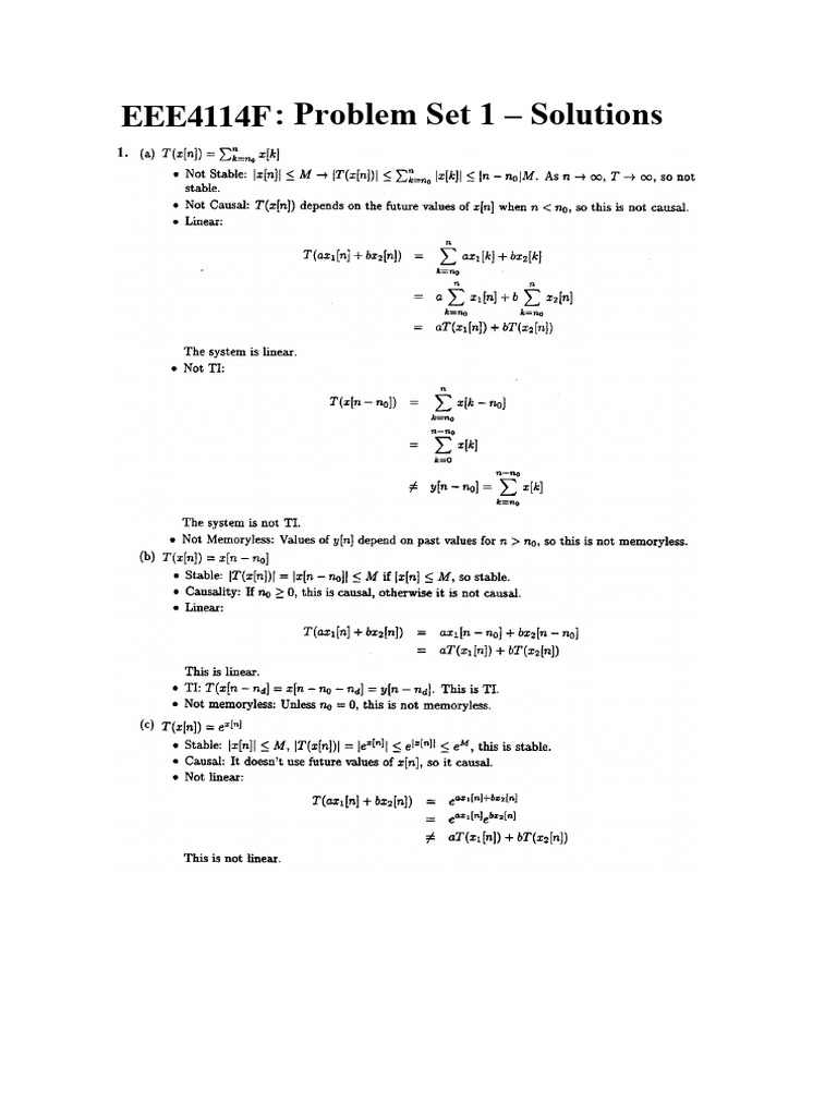 prob01sol | PDF | Mathematical Analysis | Mathematical Objects