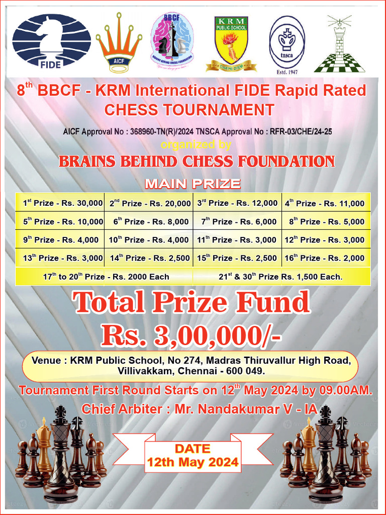 8th BBCF - Prospectus HD - Compressed | PDF | Chess