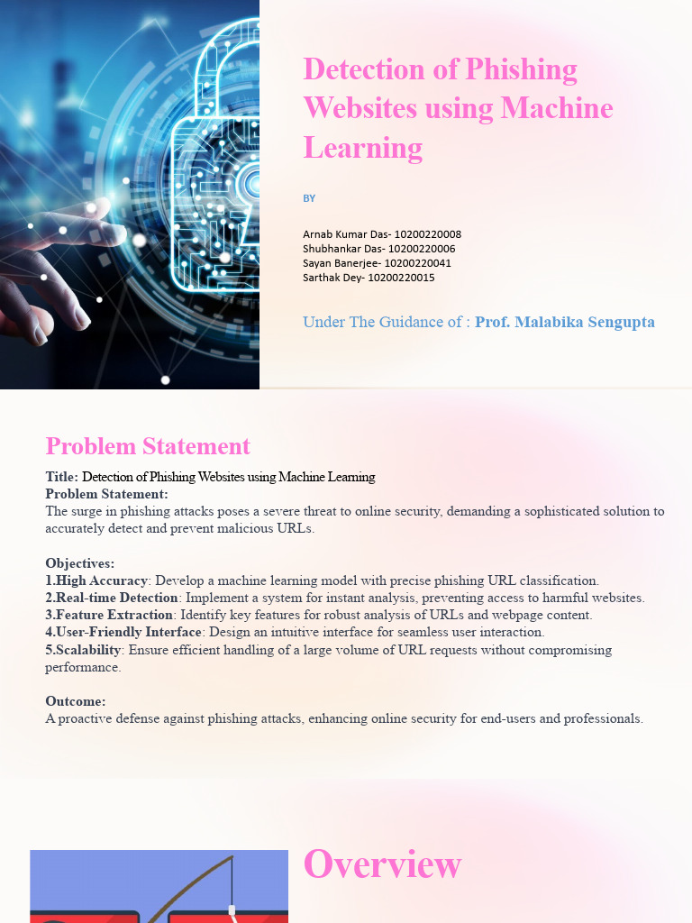 Detecting Phishing Websites Using Machine Learning | PDF | Phishing ...