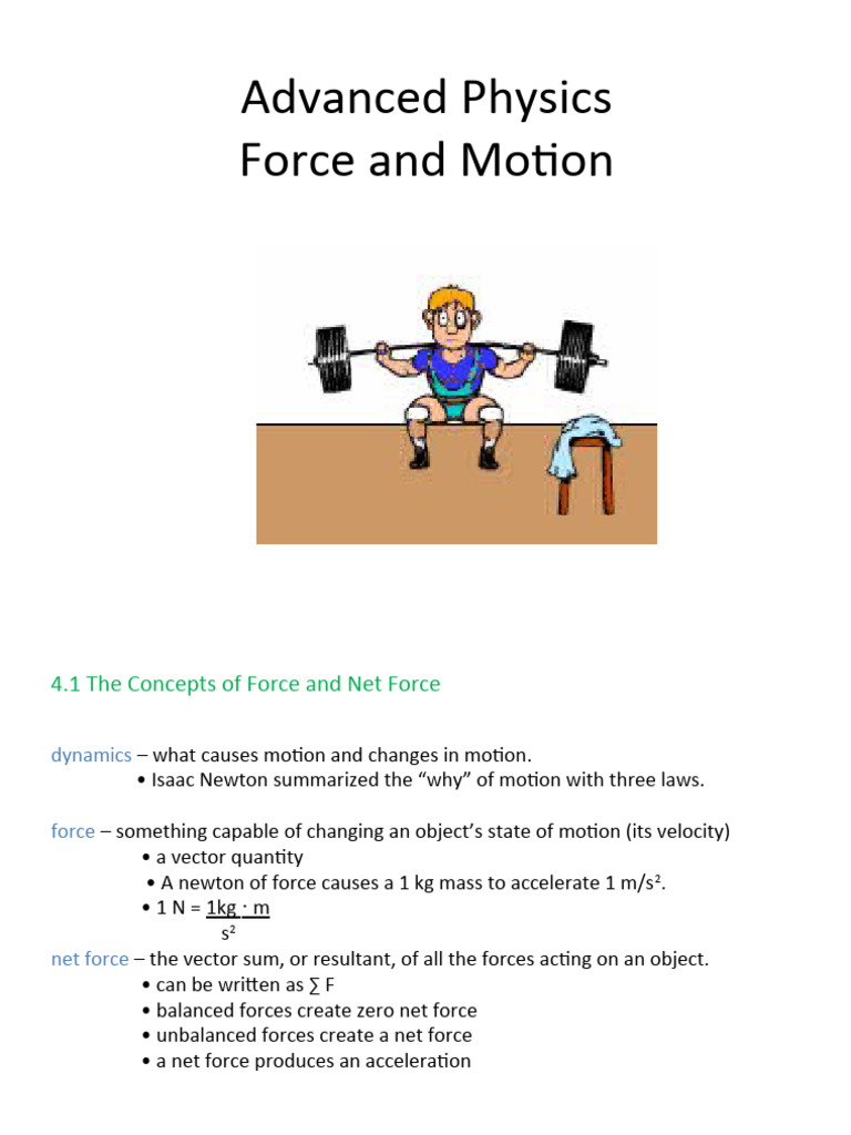Newton's Laws Review CH 4 Force and motionAP | PDF | Friction | Force