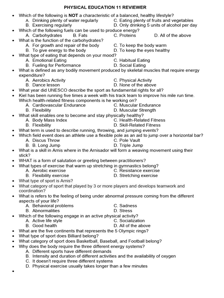 3rd Periodical Test Reviewer DISAY | PDF | Physical Fitness | Strength ...
