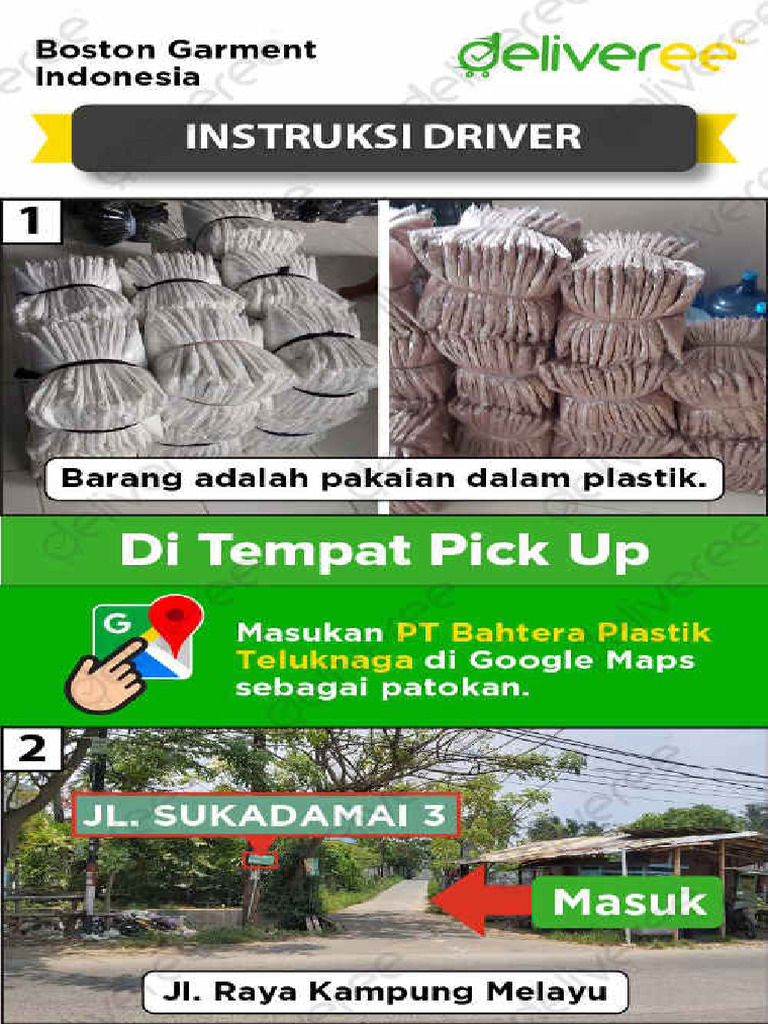 Driver Instruction - Bostont Garment Indonesia Compressed | PDF