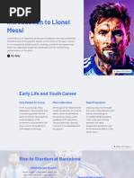 The Story of Messi | PDF | Lionel Messi | Sports