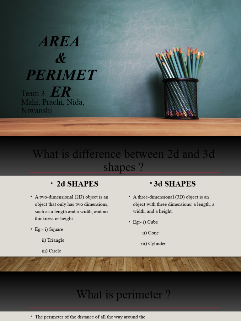 Area and Perimeter | PDF | Area | Length