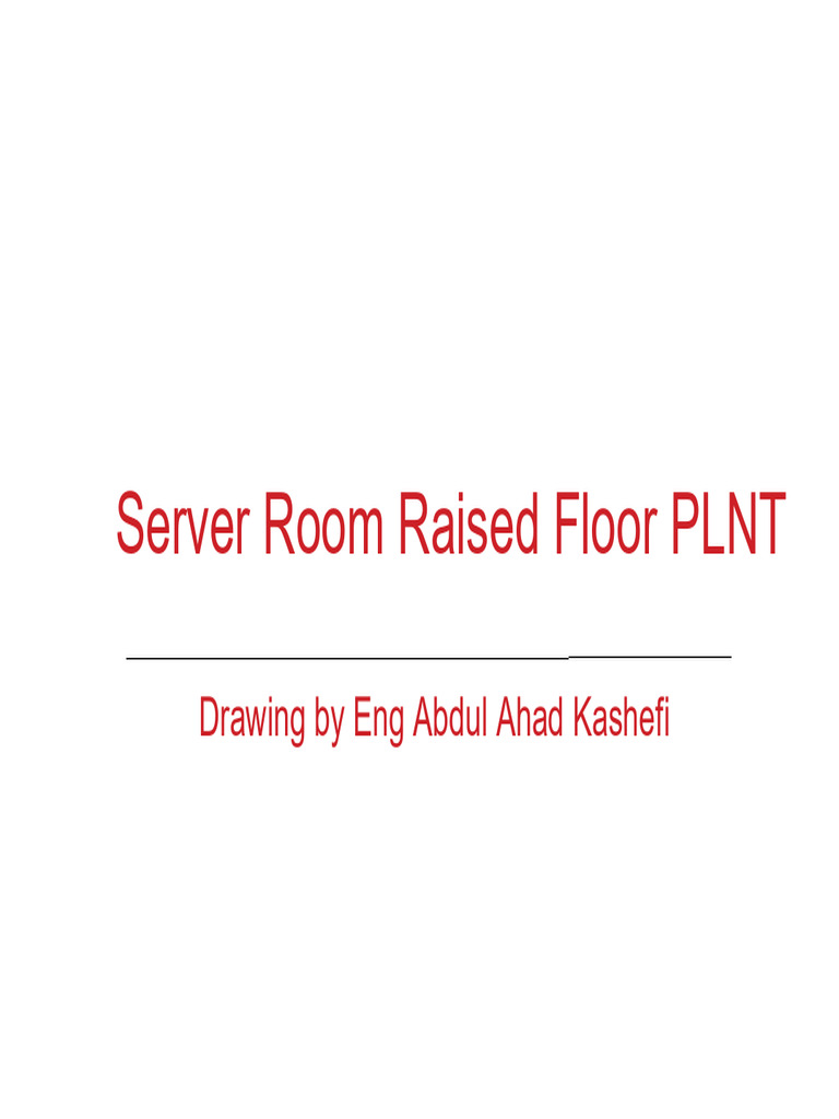 CCTV Server Room Floor Plan | PDF