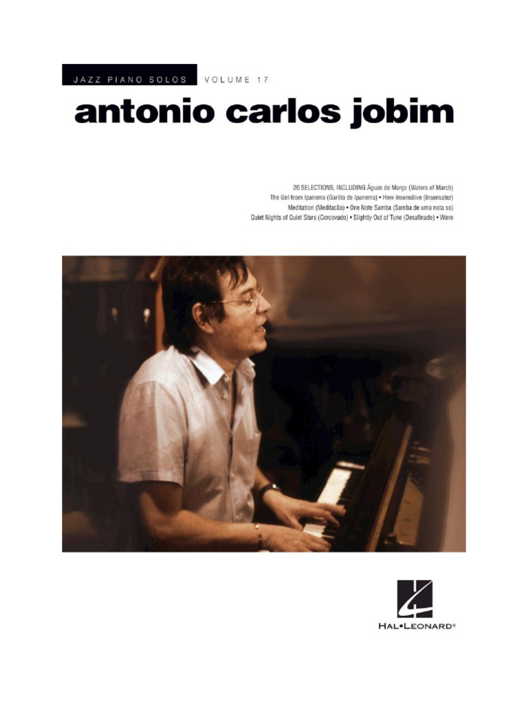 Antonio Carlos Jobim Jazz Piano Solos Series | PDF | Songs | American ...