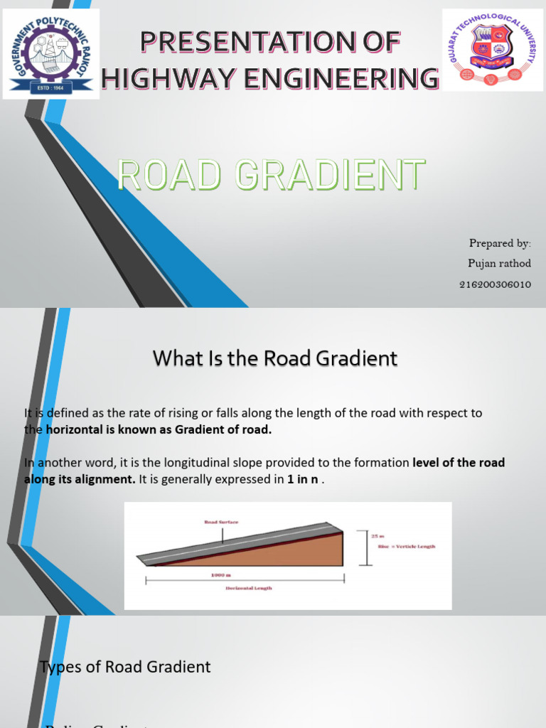 Understanding Road Gradient Types | PDF