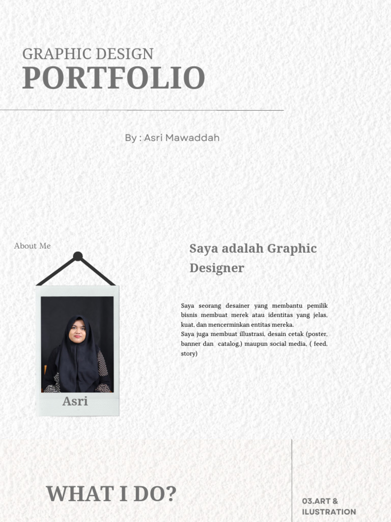 Portfolio Asri Mawaddah - Compressed | PDF