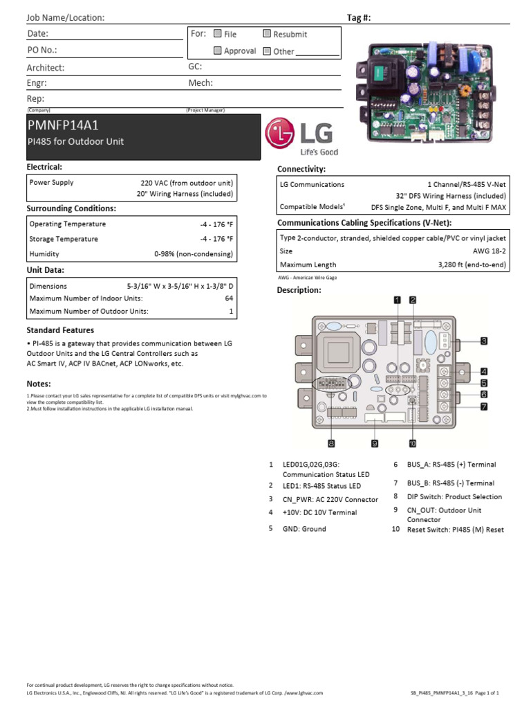 SB - PI485 - PMNFP14A1 - 3 - 16.pdf 2 | PDF | Electrical Wiring ...