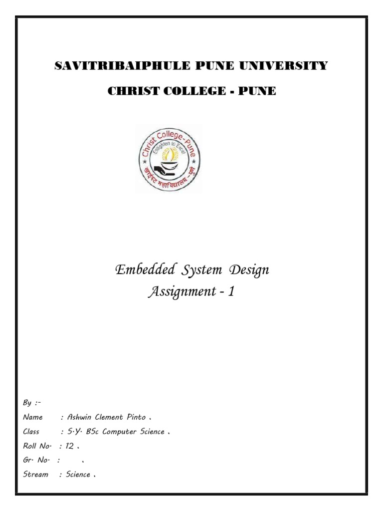 Electronics Assignment 1 - by - Ashwin Clement Pinto (12) | PDF