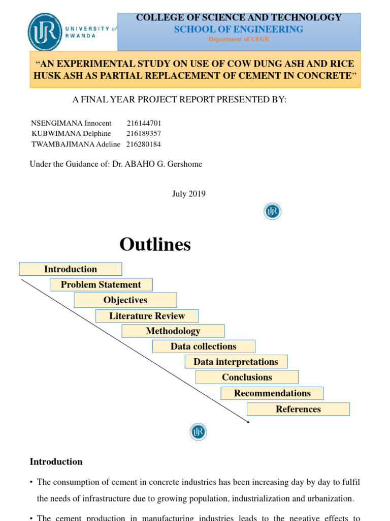 A_FINAL_YEAR_PROJECT_REPORT_PRESENTED_BY | PDF | Concrete | Cement