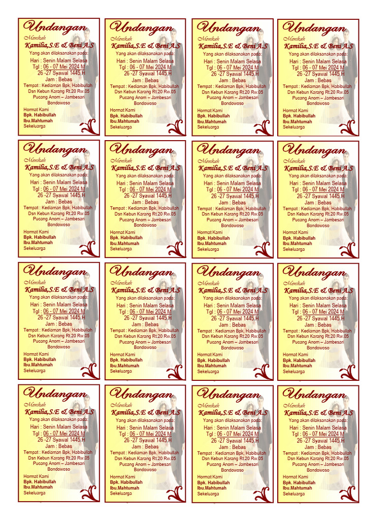 Undangan Rokok | PDF