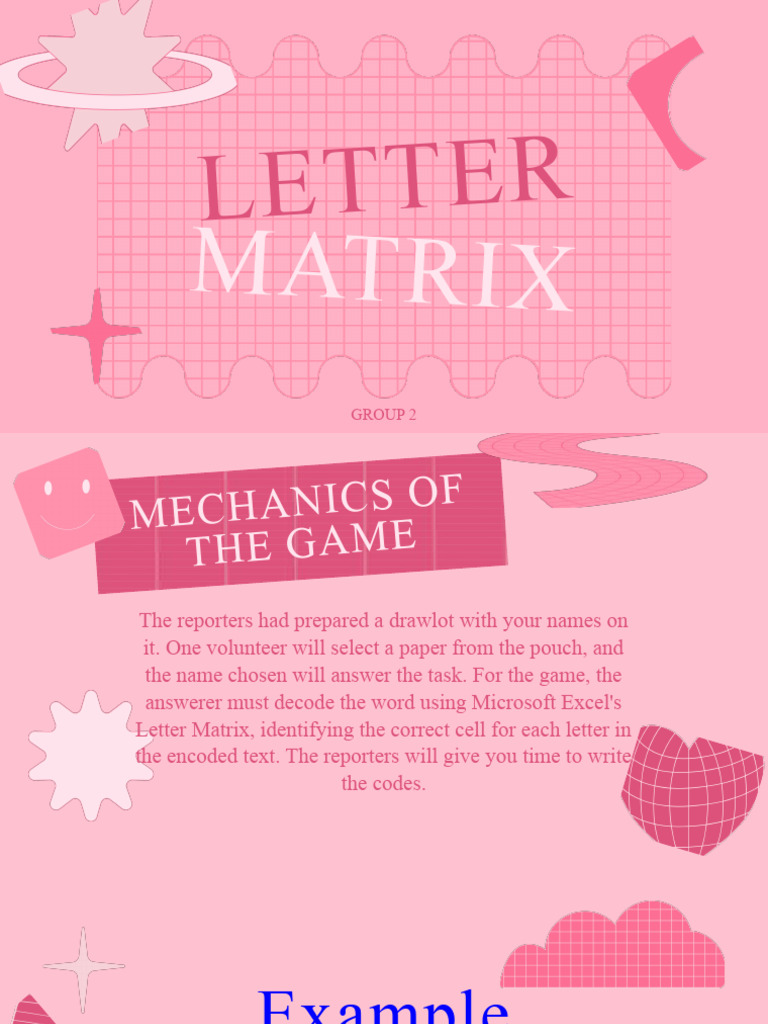 Letter Matrix | PDF