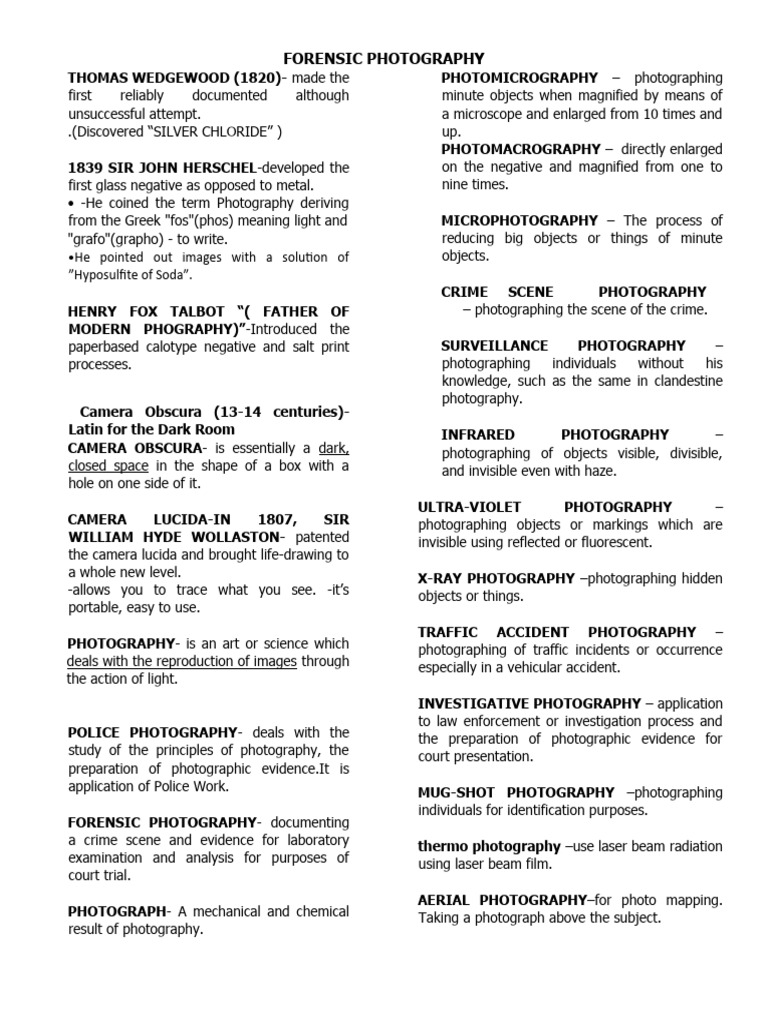 Cri 198 Compre Reviewer | PDF | Flash (Photography) | Camera