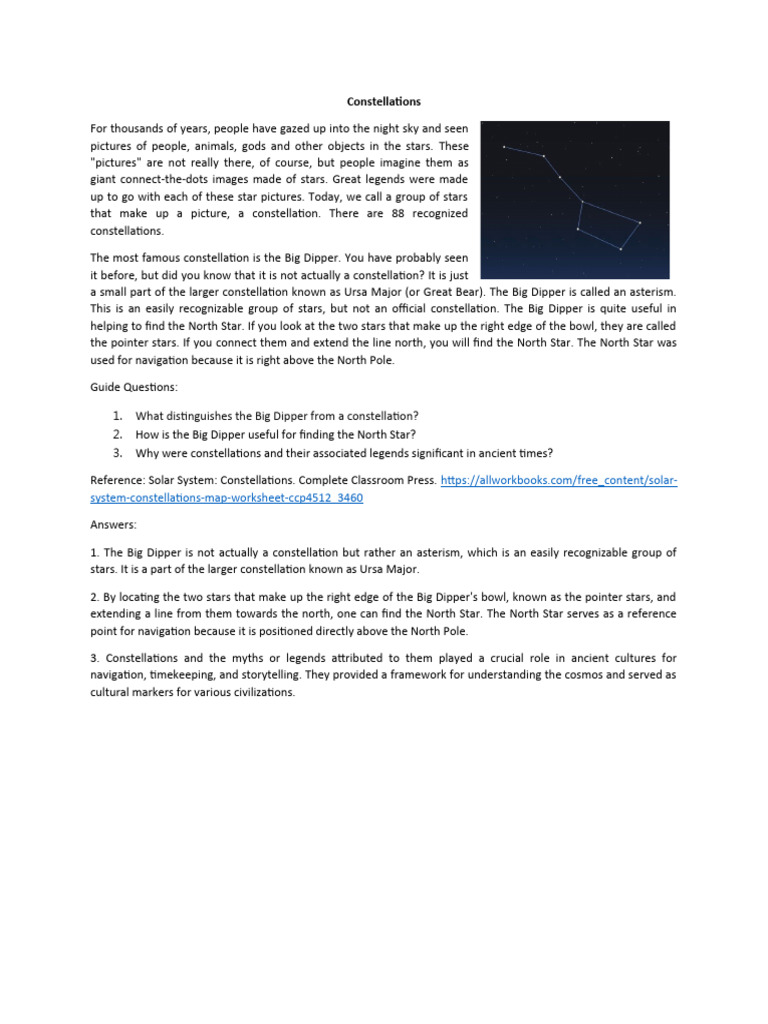 Constellations Article | PDF