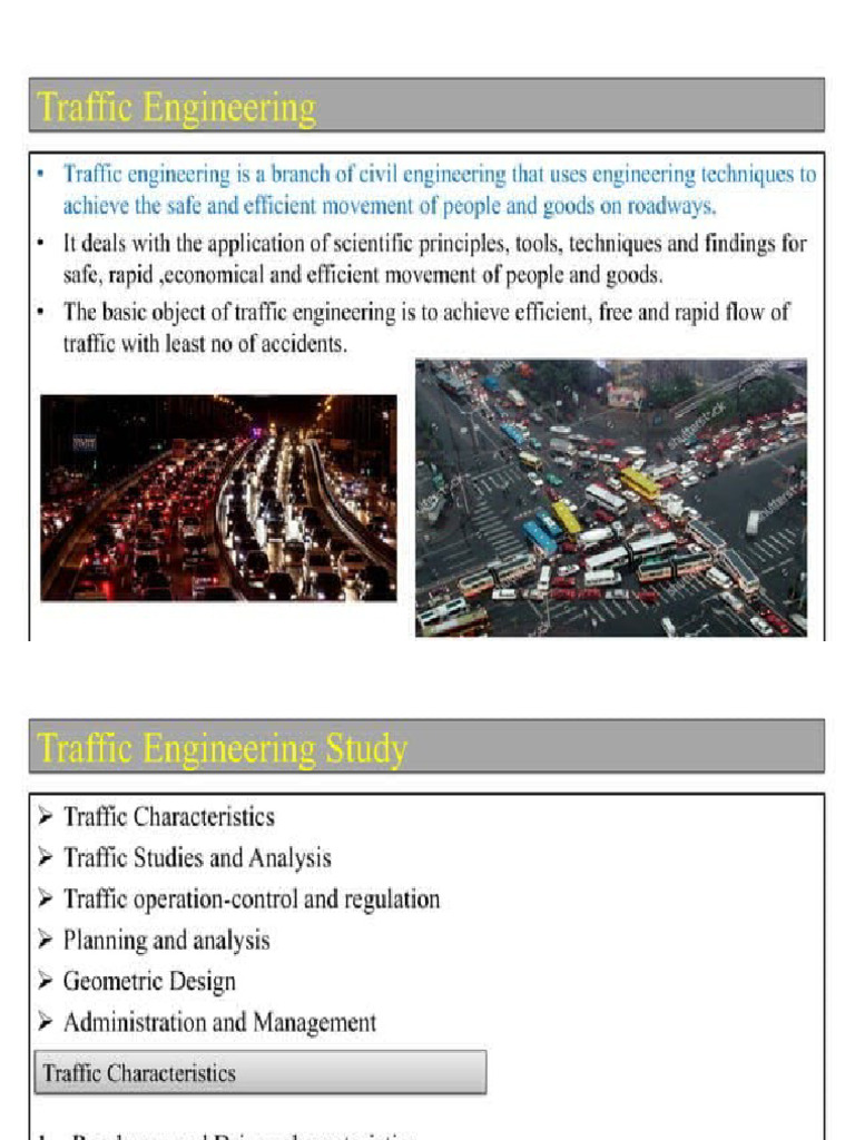Traffic Engineering | PDF