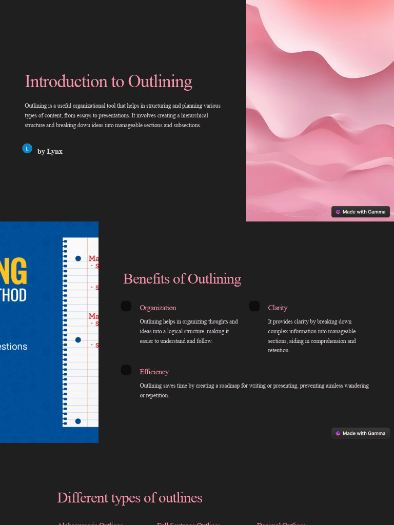 Introduction-to-Outlining | PDF | Computing | Human Communication
