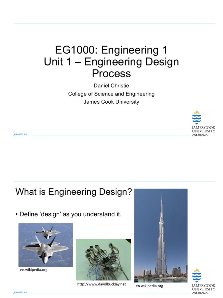 Unit 1 - Engineering Design Process - 2022 | PDF | Engineering Design Process | Creativity