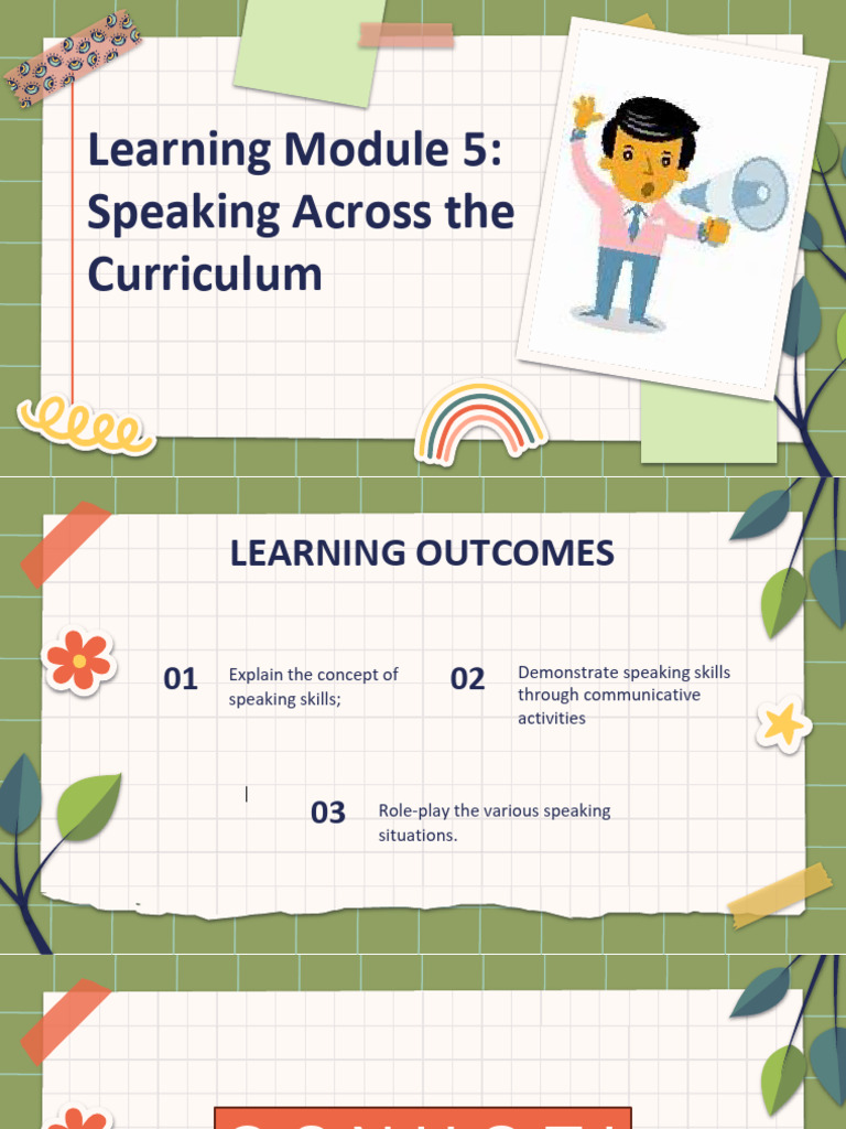 Lesson 8 Speaking Across The Curriculum Module 2 | PDF | Call Centre ...