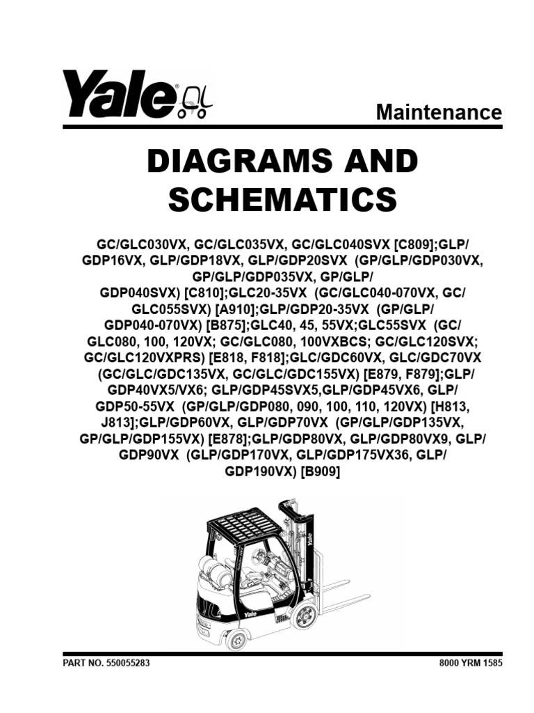 Lift Truck Maintenance Diagrams Guide | PDF | Natural Gas | Color