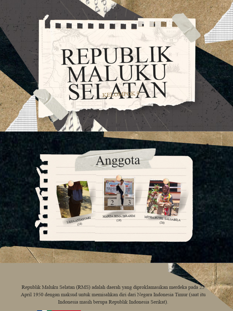 Sejarah dan Pemimpin RMS Maluku Selatan | PDF
